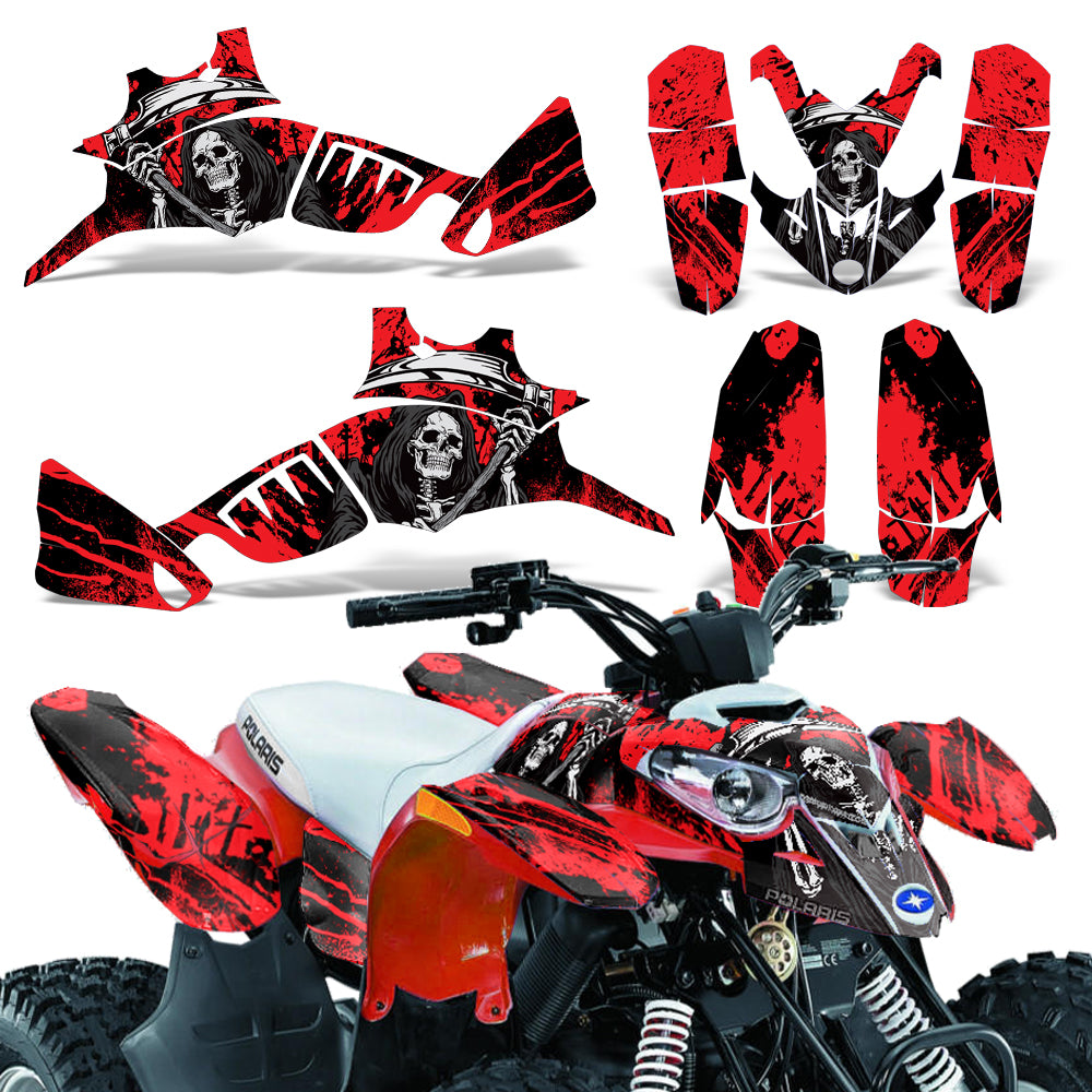 Polaris Predator 90 ATV Quad Graphic Kit - Reaper V2 – Wholesale Decals