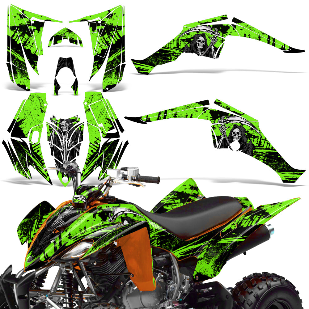 Yamaha Raptor 350 2004-2014 ATV Graphic Kit - Flames – Wholesale Decals