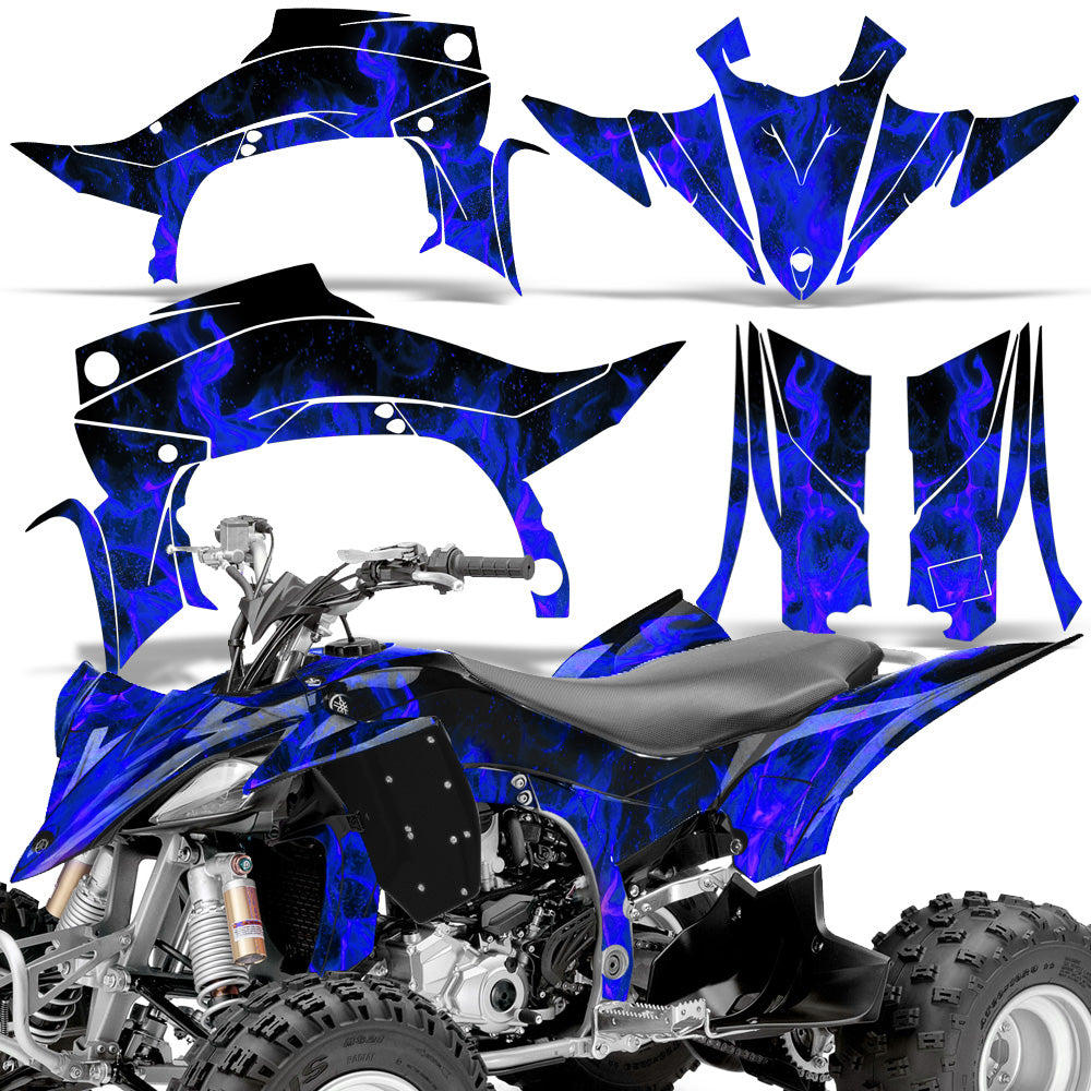 Yamaha YFZ 450R/SE 2014-2019 ATV Graphic Kit - Flames – Wholesale Decals