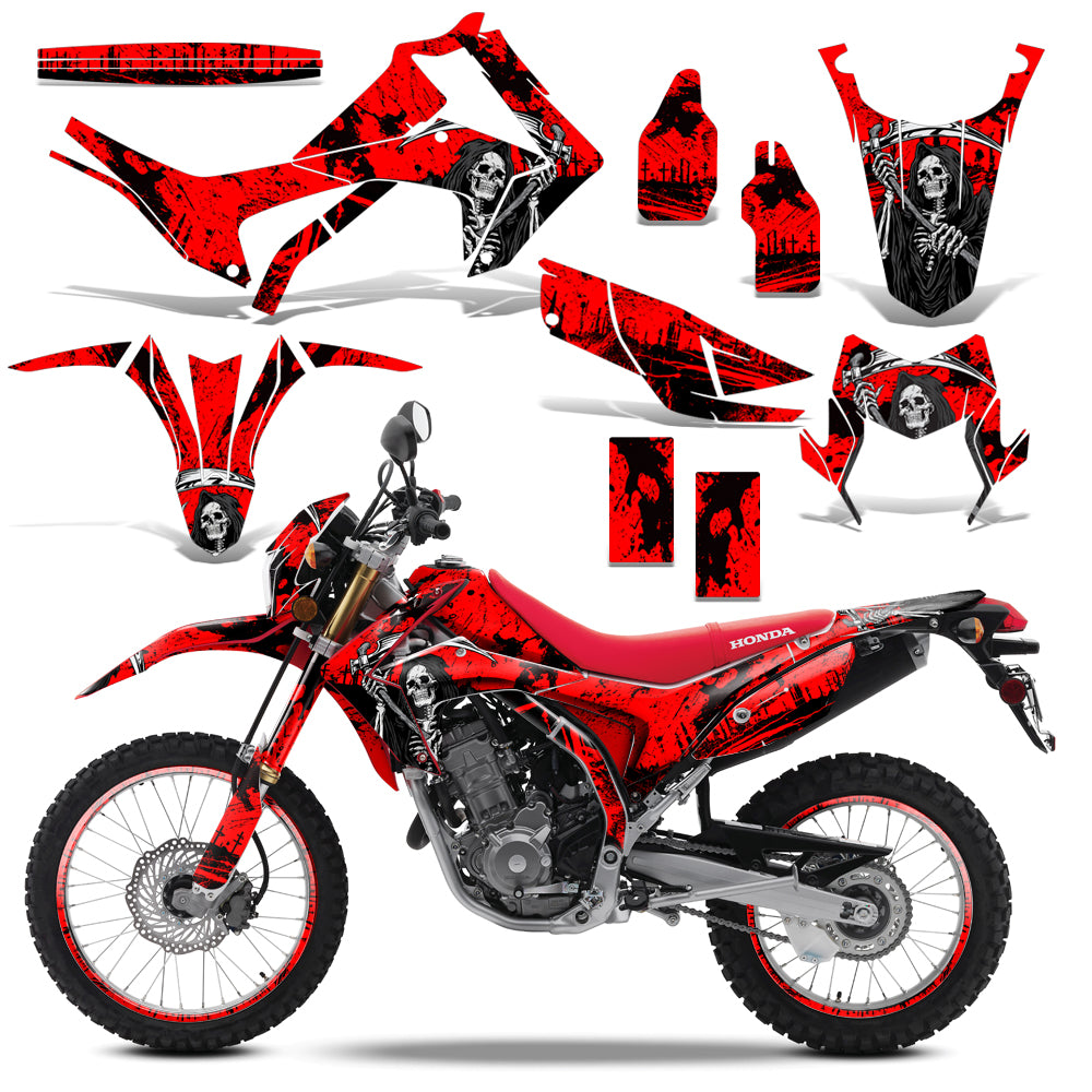 Honda CRF250L / 250M 2013-2019 Motocross Graphic Kit Reaper V2 ...