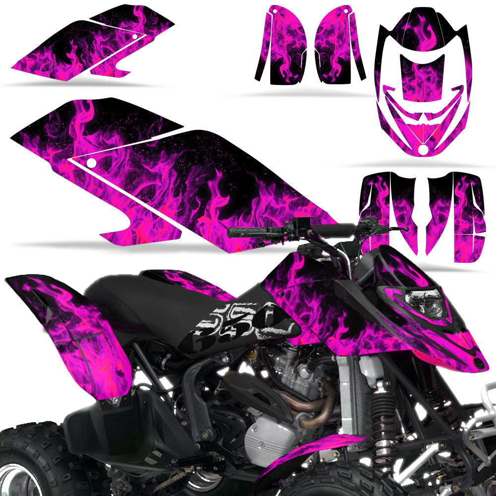 Can-Am Bombardier DS650 2008-2015 ATV Graphic Kit - Flames – Wholesale ...