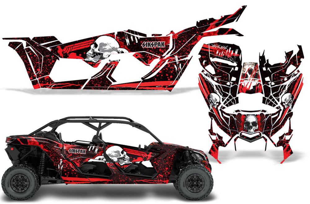 Can Am Maverick X3/X DS/ X RS 4 Door 2016-2022 UTV Graphic Wrap TRIM K ...