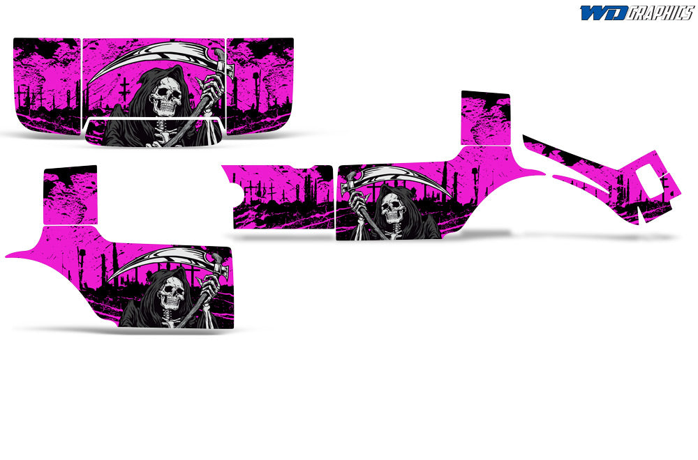 Club Car 1983-2014 Golf Cart Wrap Graphic Kit - Reaper V2 – Wholesale ...