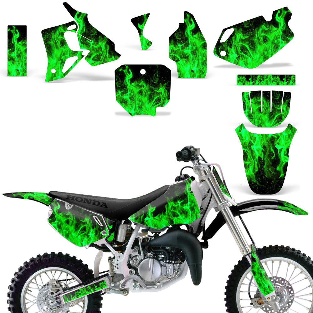 Honda CR 80 1996-2002 Motocross Graphic Kit Flames – Wholesale Decals