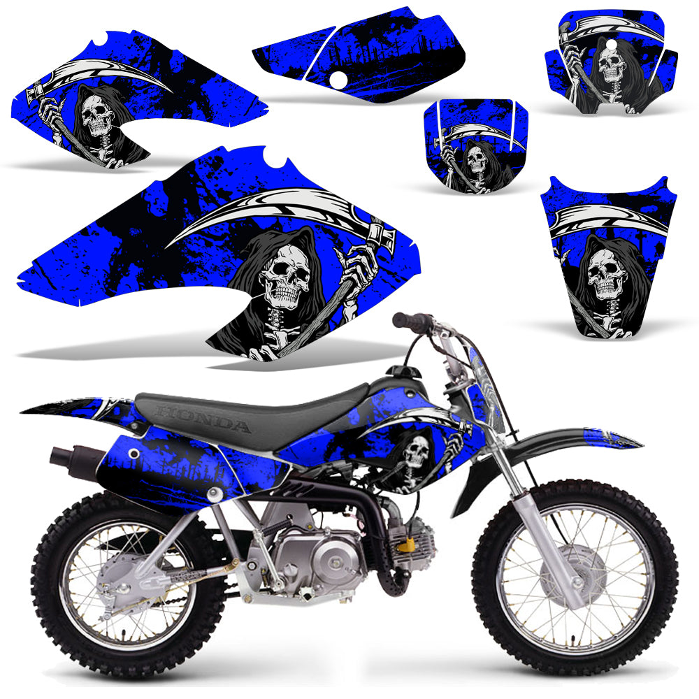 Honda XR 70 2001-2003 Motocross Graphic Kit Reaper V2 – Wholesale Decals