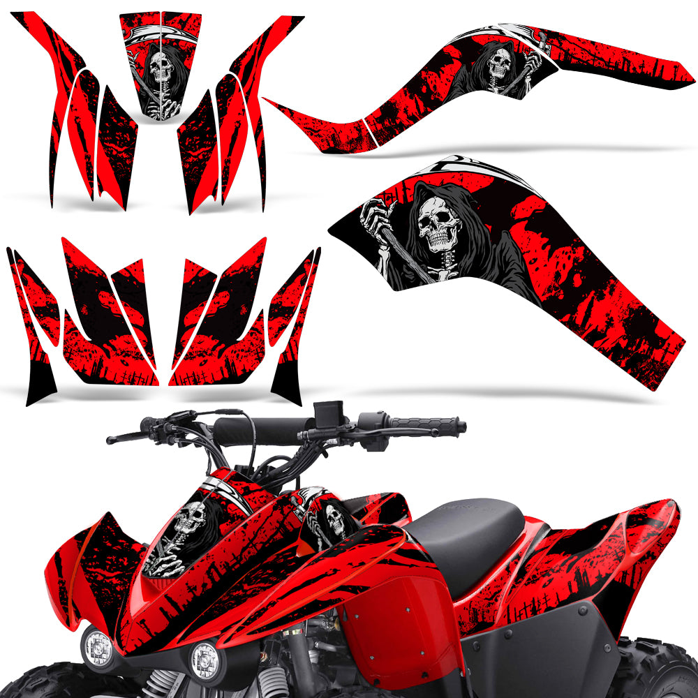 Kawasaki KFX 50/90 2007-2021 ATV Quad Graphic Kit - Reaper V2 ...