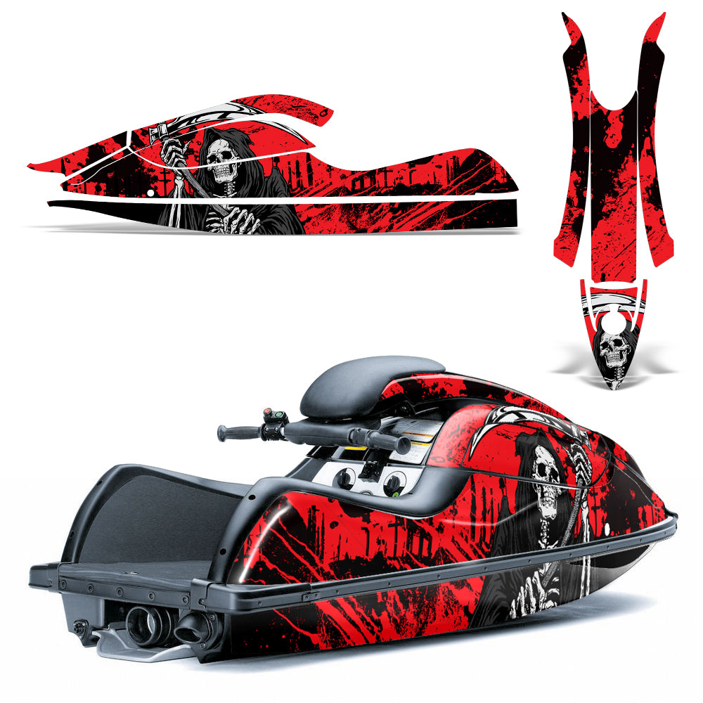 Kawasaki 800 SX-R 2003-2012 Jet Ski Graphic Wrap Kit - Reaper V2 ...