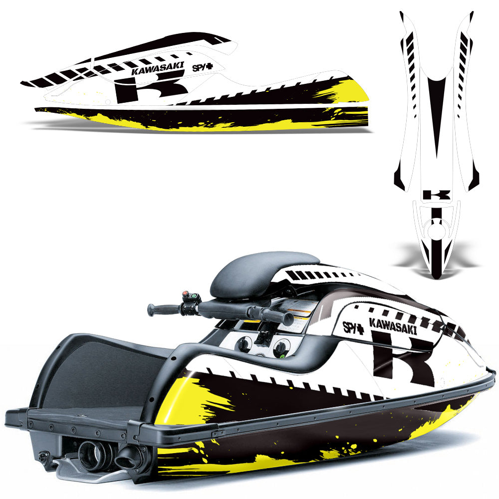 Kawasaki 800 SX-R 2003-2012 Jet Ski Graphic Wrap Kit - Wrecked ...
