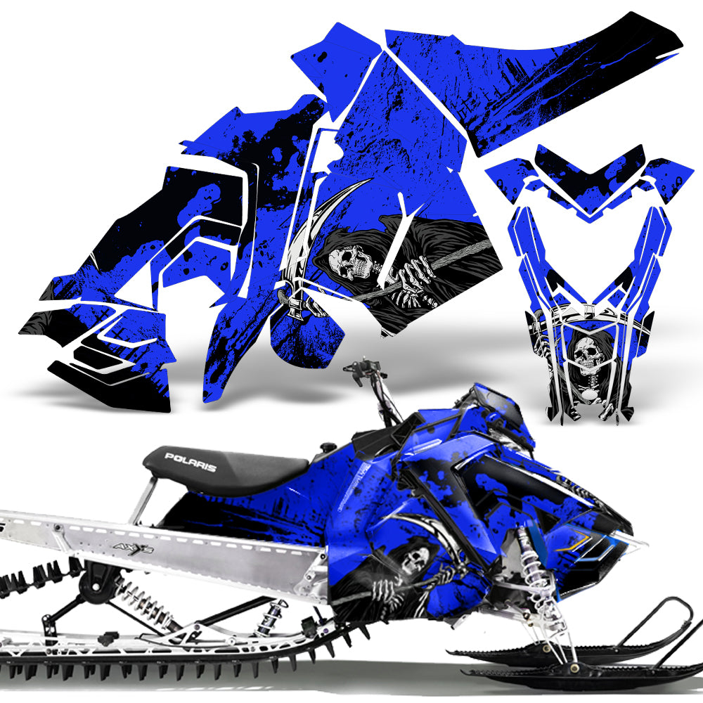 Polaris Axys Pro RMK/SKS 2015-2020 Sled Snowmobile Wrap Graphic Kit ...