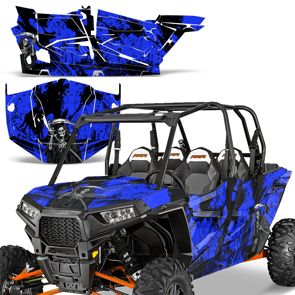 Polaris RZR 1000 XP 4 Door 2013-2016 UTV Graphic Kit - Flames ...