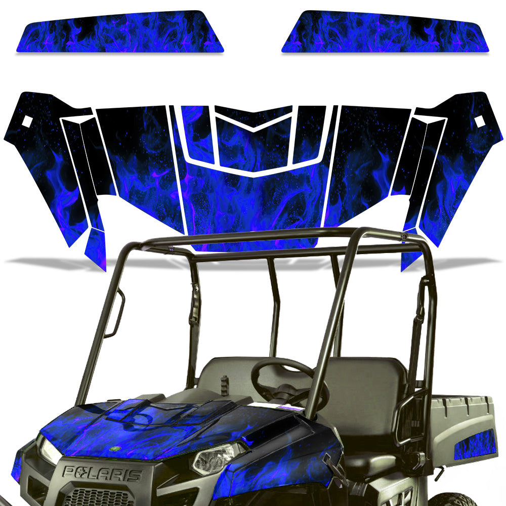 Polaris Ranger EV Electric 2009-2015 UTV Graphic Kit - Flames ...