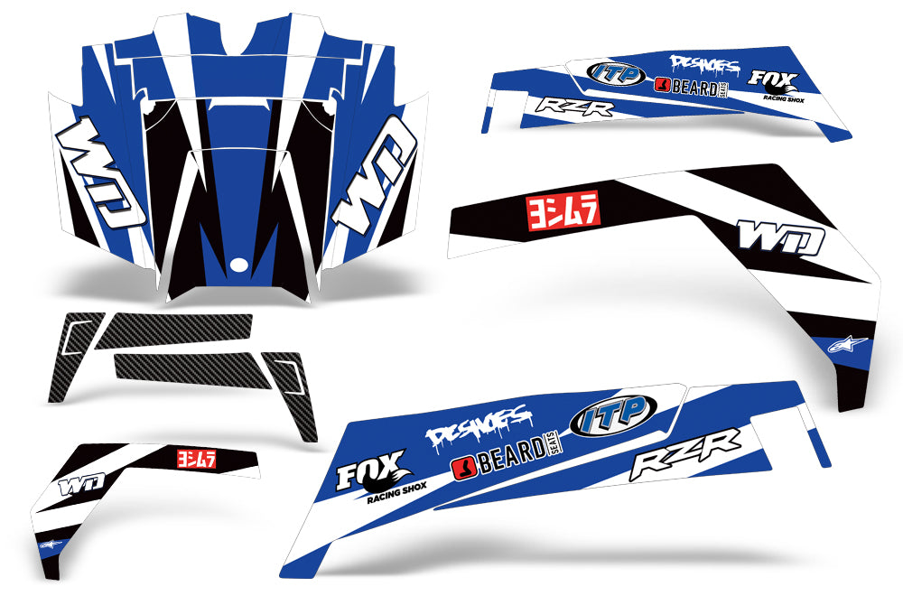 Polaris RZR XP 900 2011-2014 UTV Graphic Kit - WD – Wholesale Decals