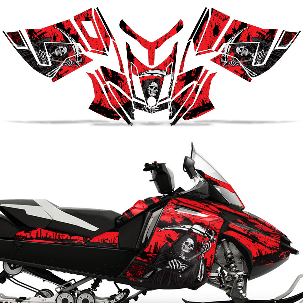 Ski Doo Rev XR/GSX/MXZ 2009-2015 Sled Snowmobile Wrap Graphic Kit - Re ...