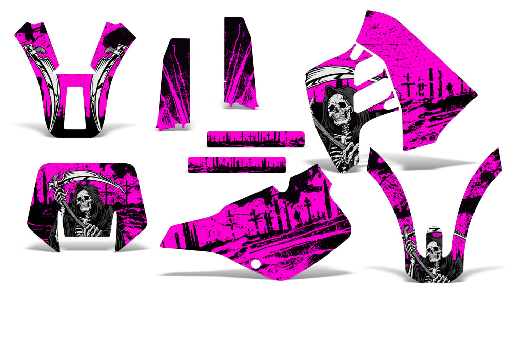 Suzuki RMX 250 1989-1998 Dirt Bike Motocross Graphic Decal Kit - Reape ...