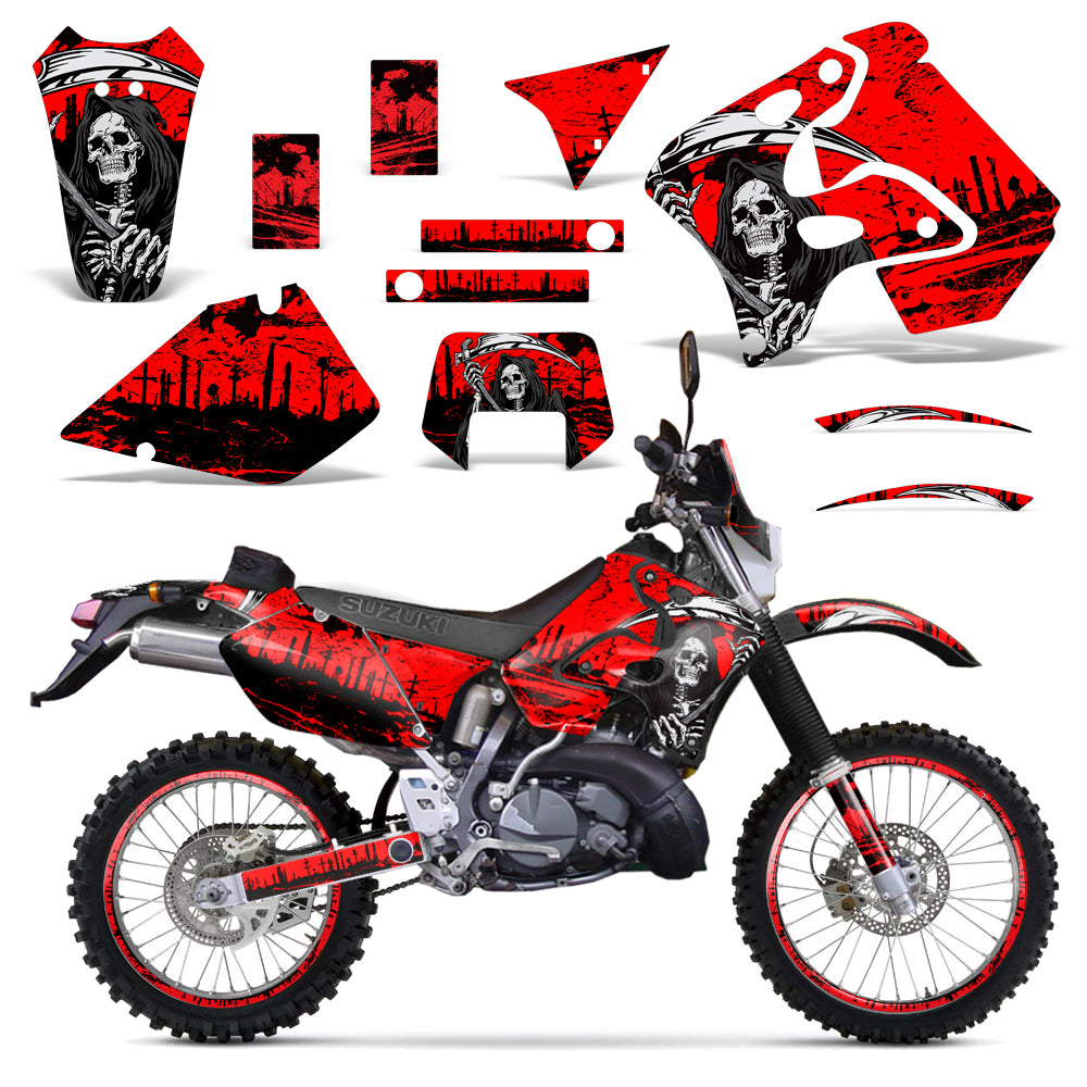 Suzuki RMX 250S 1996-1998 Dirt Bike Motocross Graphic Decal Kit - Reap ...
