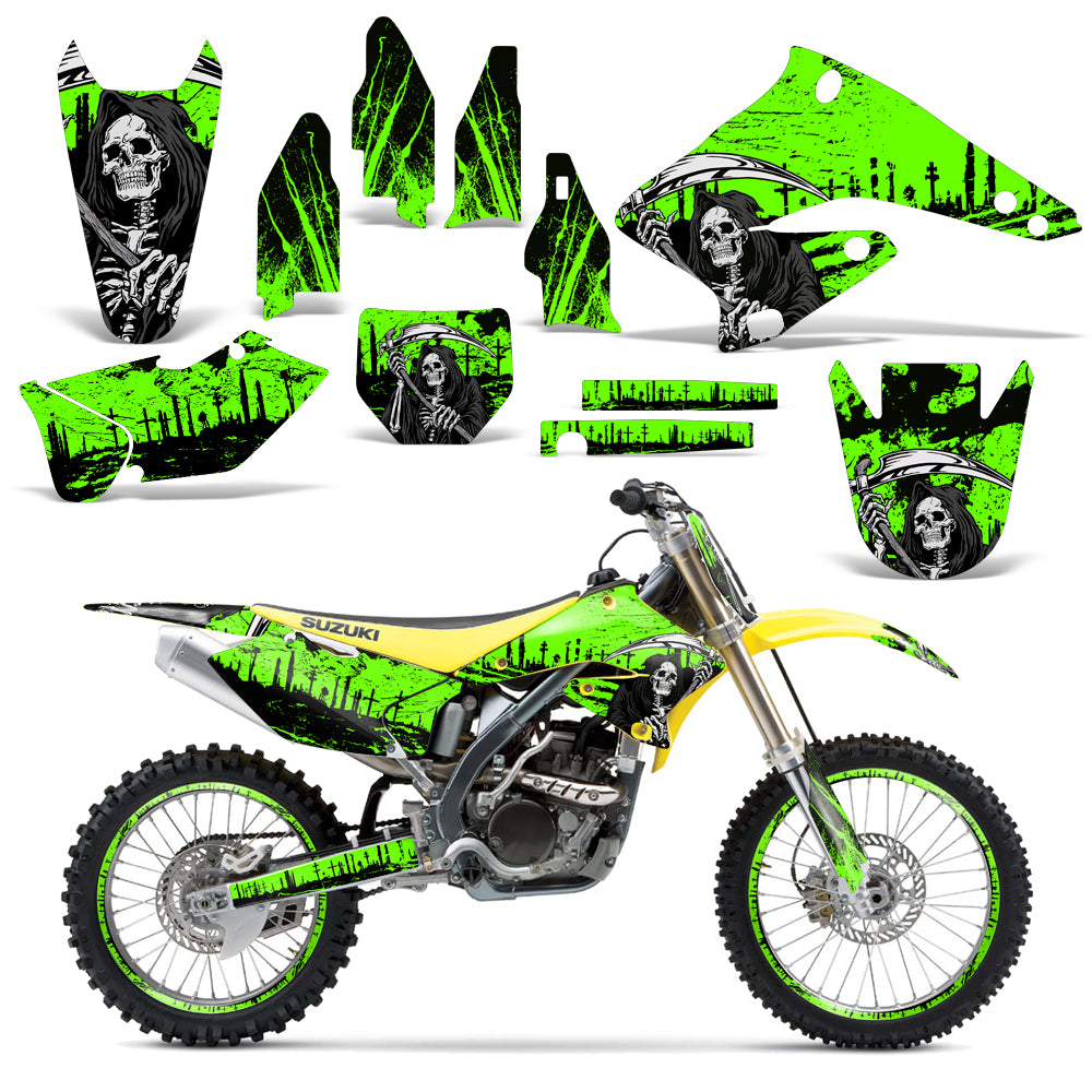 Suzuki RMZ 250 2004-2006 Dirt Bike Motocross Graphic Decal Kit - Reape ...