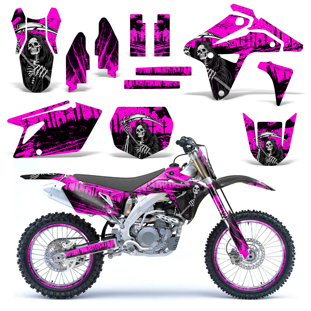 Suzuki RMZ 450 2007 Dirt Bike Motocross Graphic Decal Kit - Reaper V2 ...