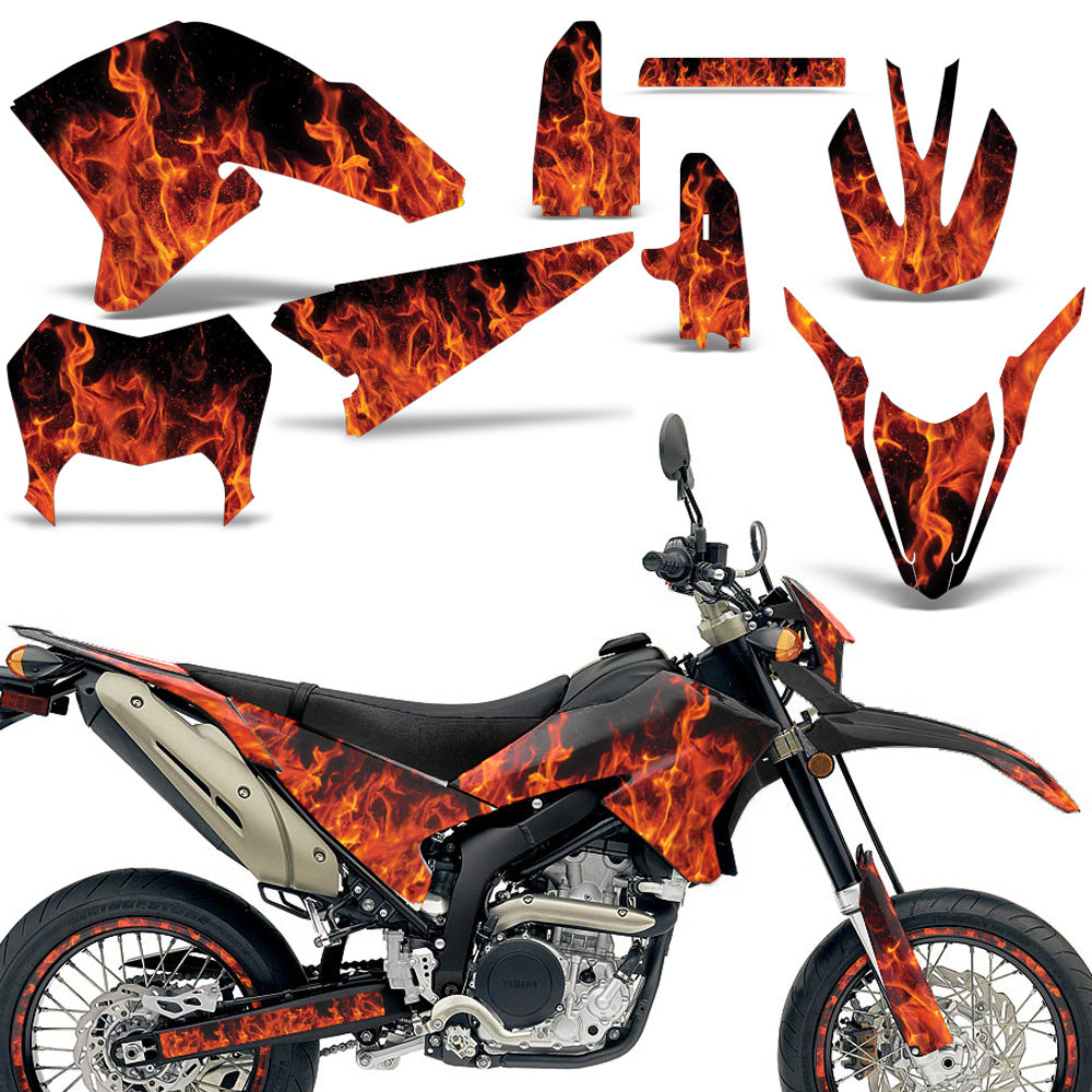 Yamaha WR250 R/X 2007-2020 Dirt Bike Motocross Graphic Decal Kit - Fla ...