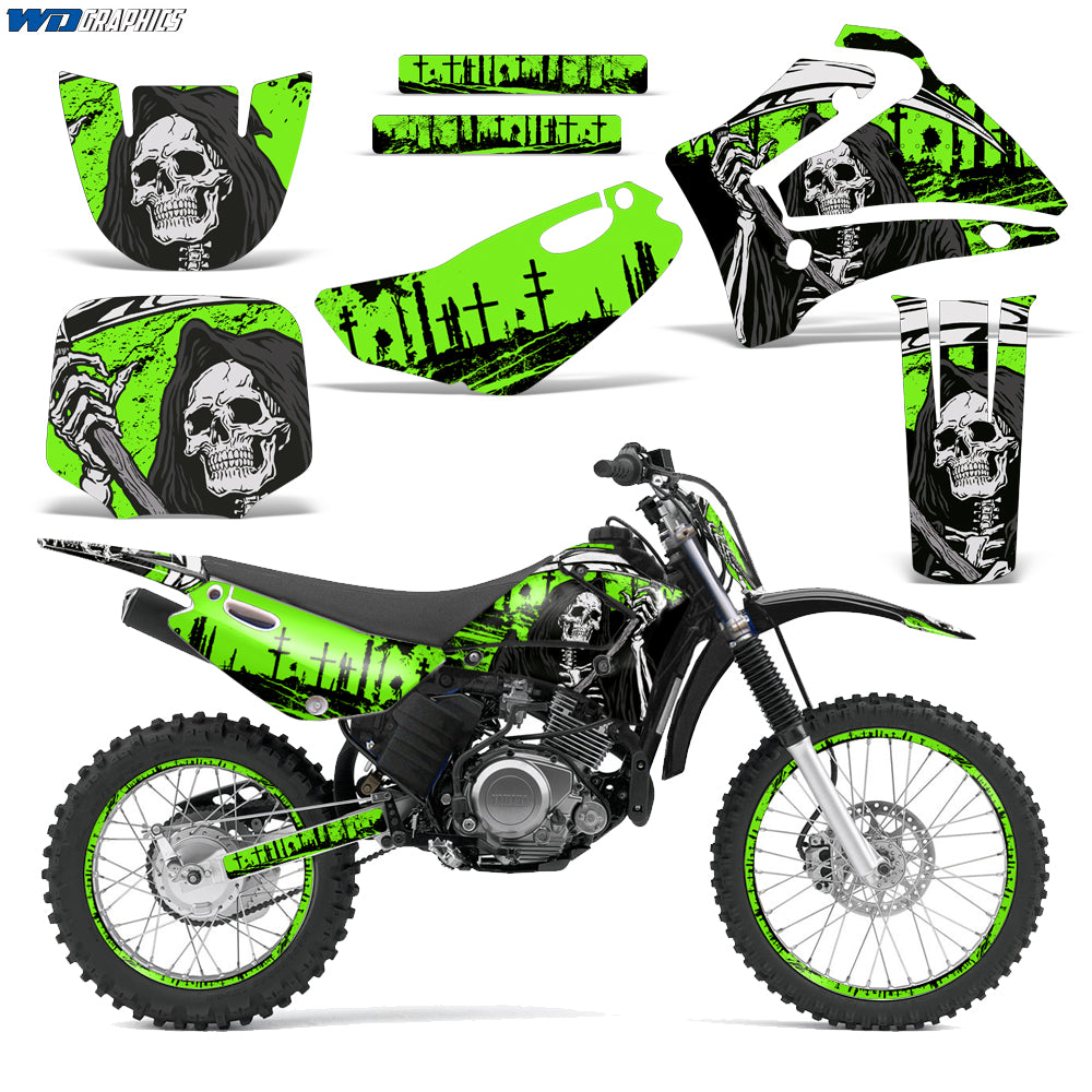 Yamaha TTR 125 2000-2007 Dirt Bike Motocross Graphic Decal Kit - Reape ...