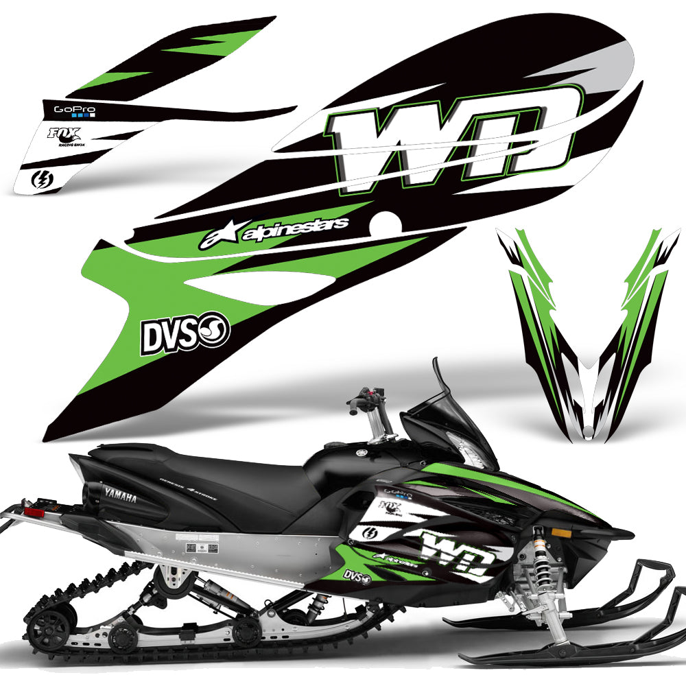 Yamaha Apex 2011-2018 Sled Snowmobile Wrap Graphic Kit - WD – Wholesale ...