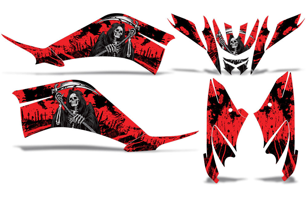 Yamaha Raptor 125 2011-2014 ATV Graphic Kit - Reaper V2 – Wholesale Decals