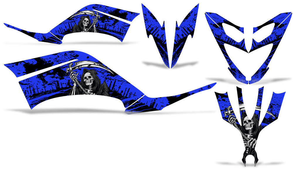 Yamaha Raptor 250 2008-2014 ATV Graphic Kit - Reaper V2 – Wholesale Decals