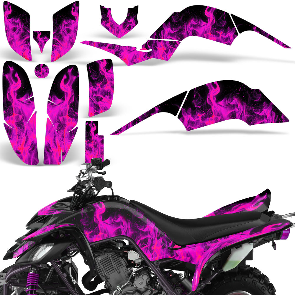 Yamaha Raptor 660 2001-2005 ATV Graphic Kit - Flames – Wholesale Decals