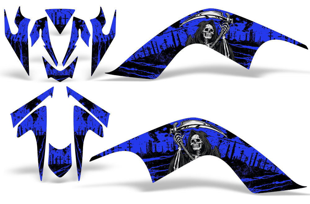 Yamaha Raptor 700 2006-2012 ATV Graphic Kit - Reaper V2 – Wholesale Decals