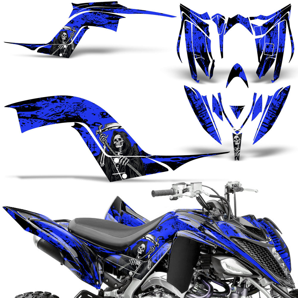 Yamaha Raptor 700R 2013-2022 ATV Graphic Kit - Reaper V2 – Wholesale Decals