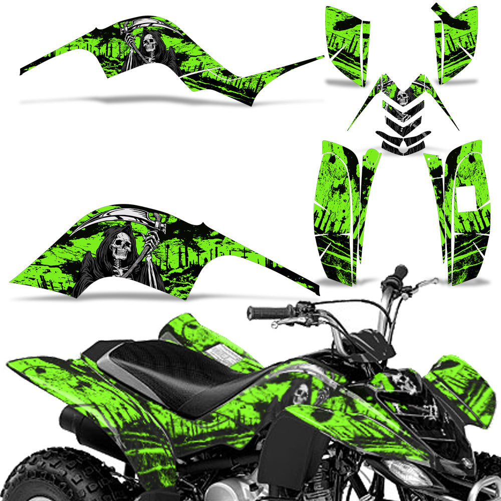 Yamaha Raptor 80 2002-2008 ATV Graphic Kit - Reaper V2 – Wholesale Decals