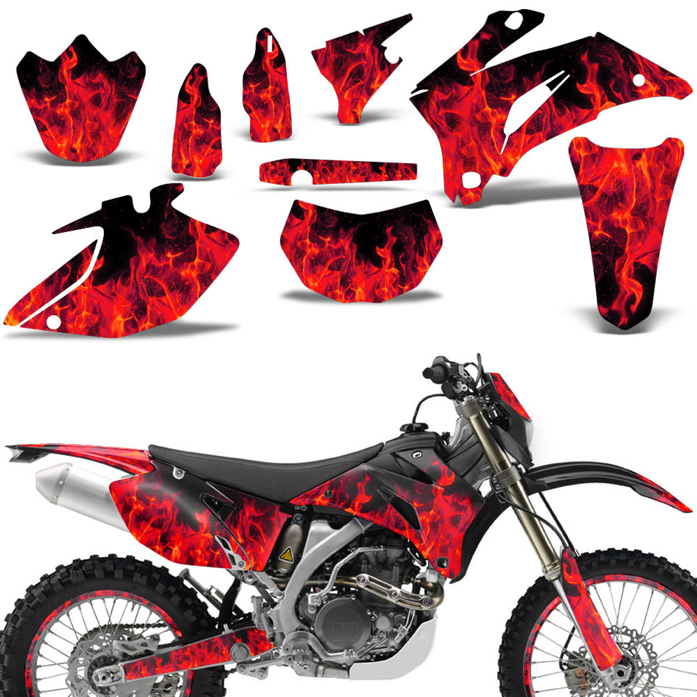 Yamaha WR250F 2007-2014 WR450F 2007-2011 Dirt Bike Motocross Graphic D ...