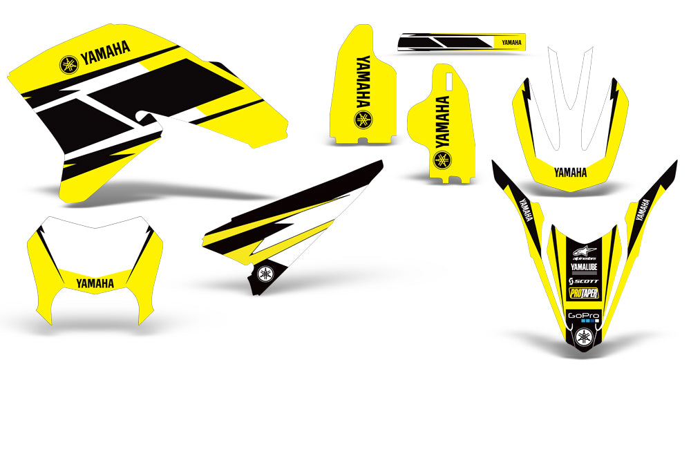 Yamaha WR250 R/X 2007-2020 Dirt Bike Motocross Graphic Decal Kit - Hur ...