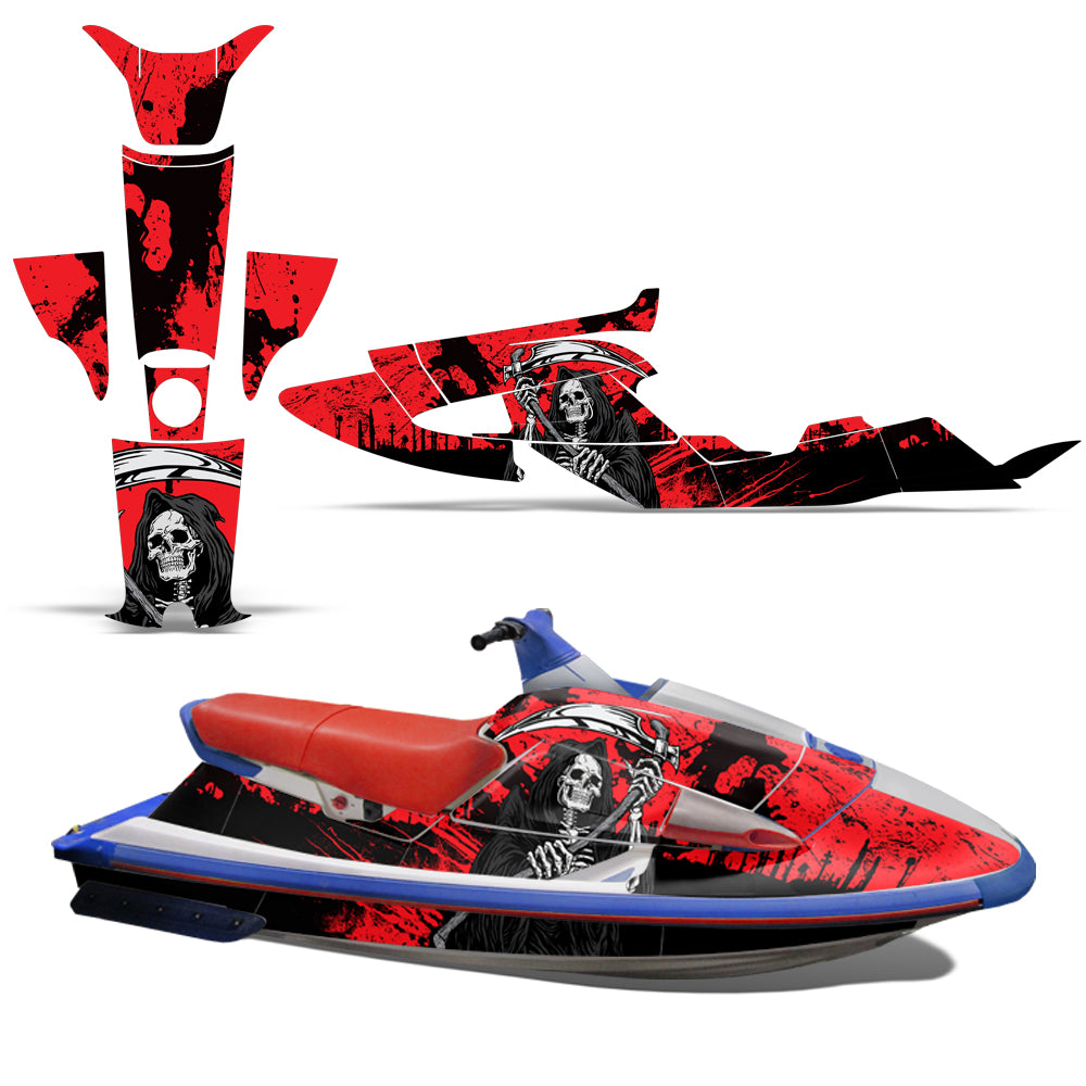Yamaha Wave Raider 1994-1996 Jet Ski Graphic Wrap Kit - Reaper V2 ...