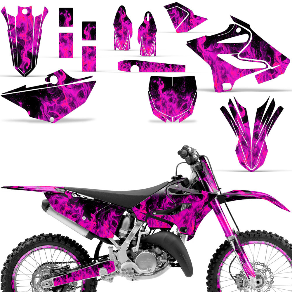 Yamaha YZ125 YZ250 2015-2021 Dirt Bike Motocross Graphic Decal Kit - F ...