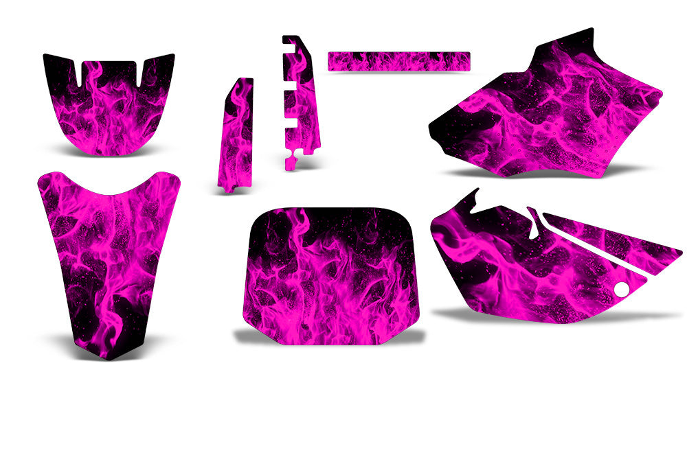Yamaha YZ85 2002-2014 Dirt Bike Motocross Graphic Decal Kit - Flames ...